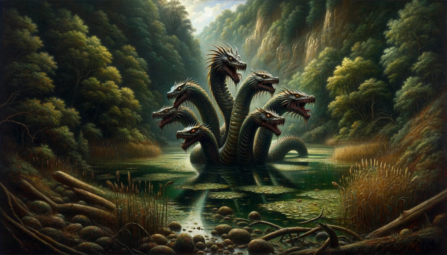 Knucker Dragon: A Legendary Tale of Sussex Folklore