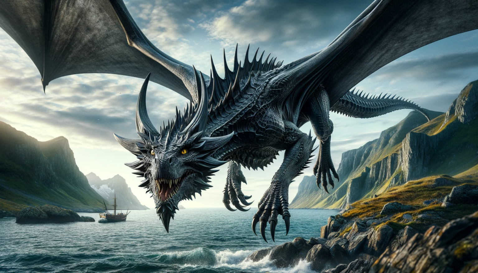 Norwegian Ridgeback Dragon: A Fierce Mythical Creature