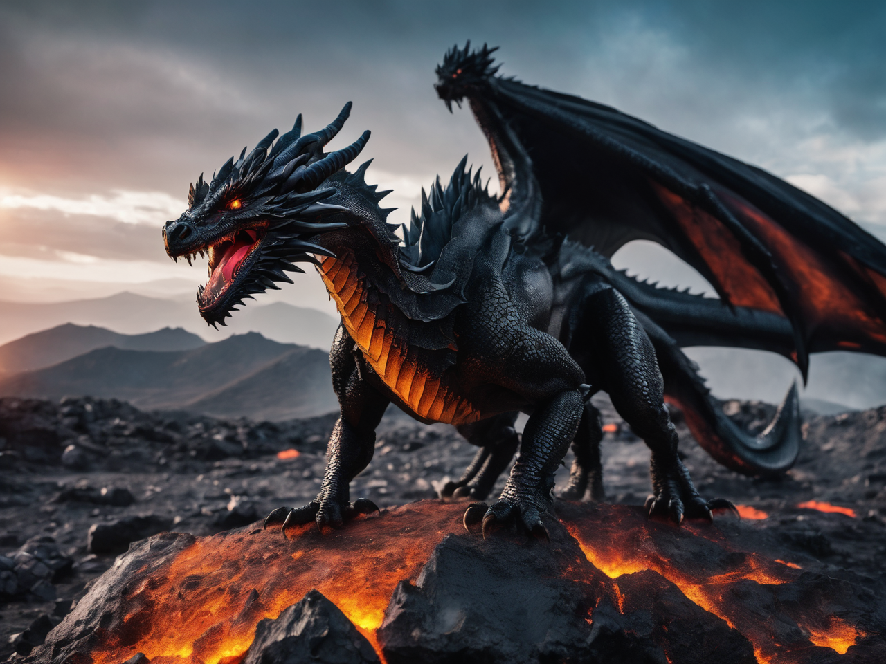 Obsidian Dragons: A Dark and Formidable Fact File