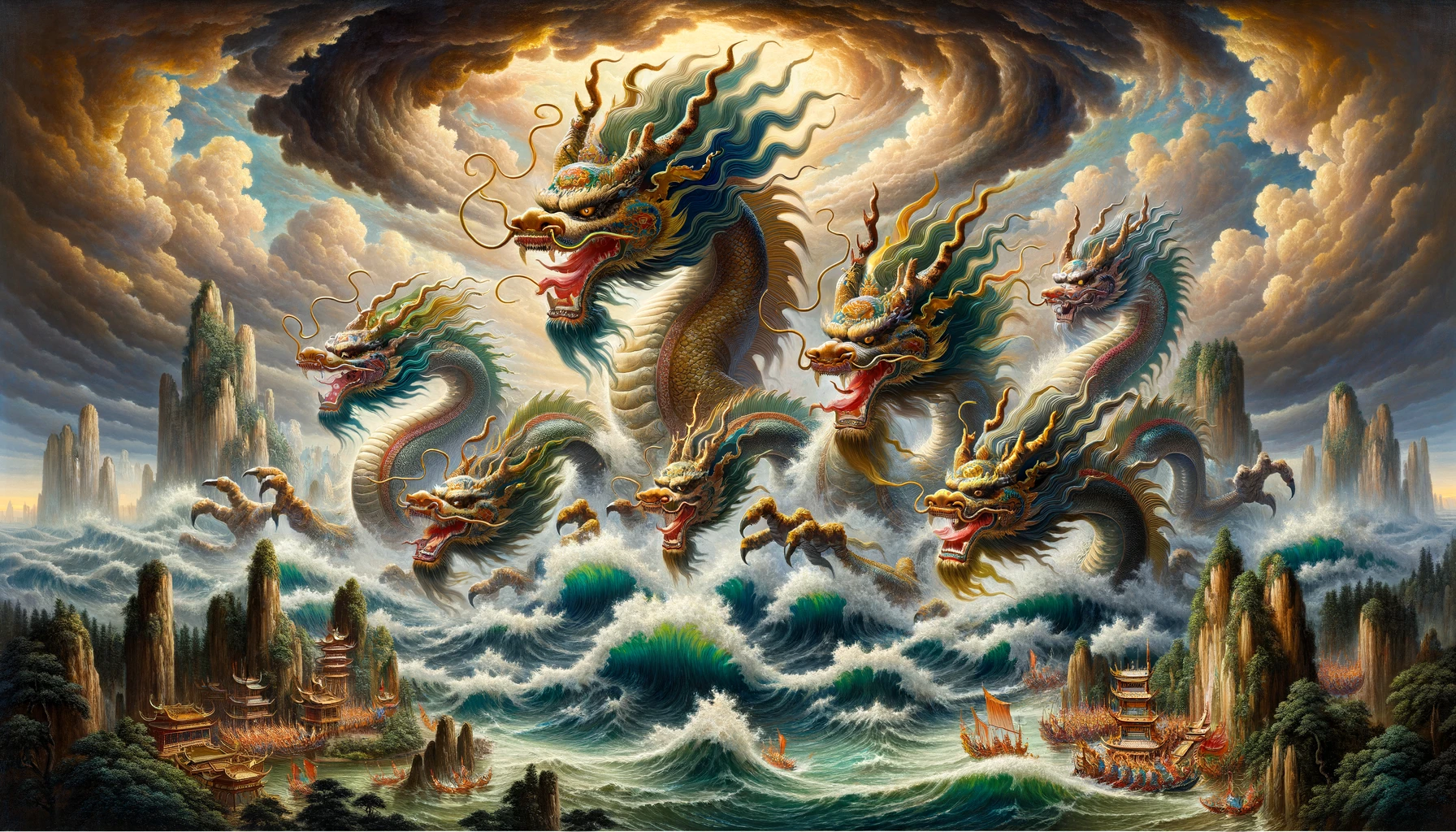 Chinese Dragons: Celestial Guardians and Serpentine Powers